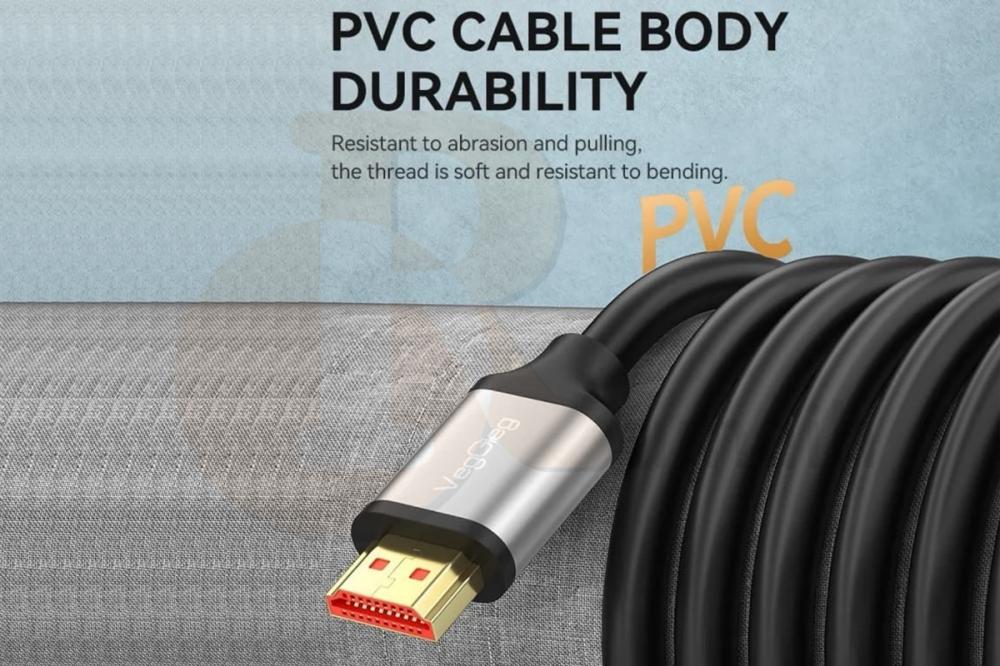 كيبل اتش دي VegGieg HDMI 4K 2.0V 1.5M - الرميح للكمبيوتر