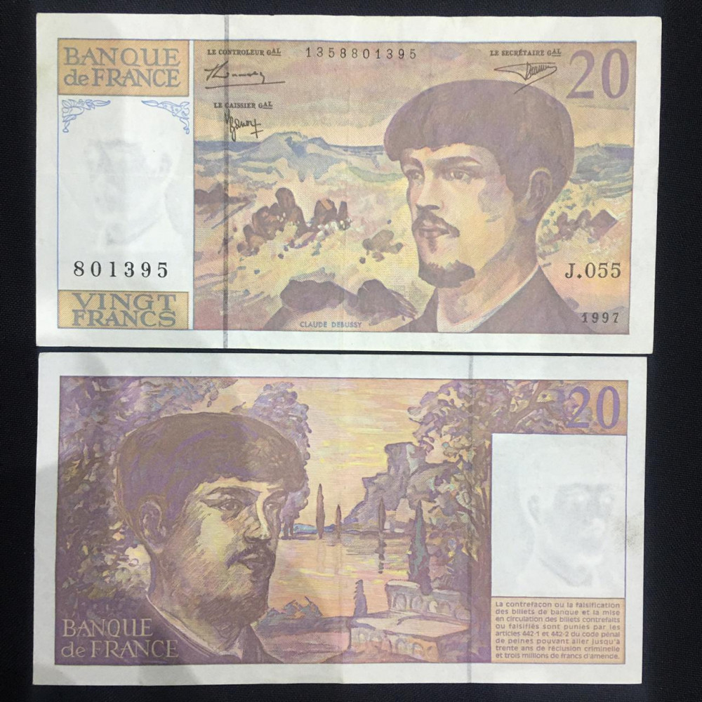 فرنسا فئة 20 فرنك ممتازه جداً - متجر سلة العملات الطوابع أون لاين