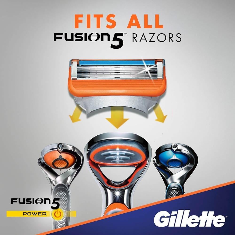 Gillette Fusion5 Power Men's Razor Blade Refills - 4 Count - Luxury ...