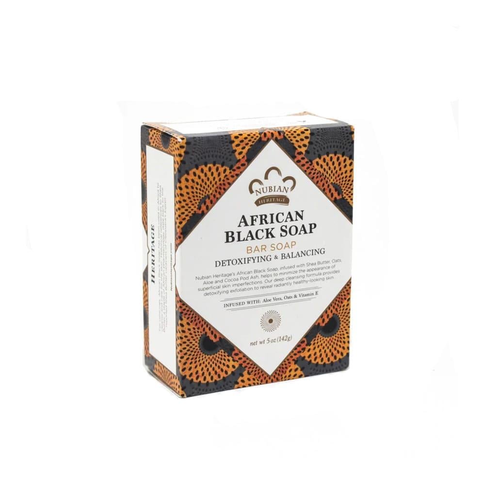 Nubian Heritage African Black Soap Bar 142 gm