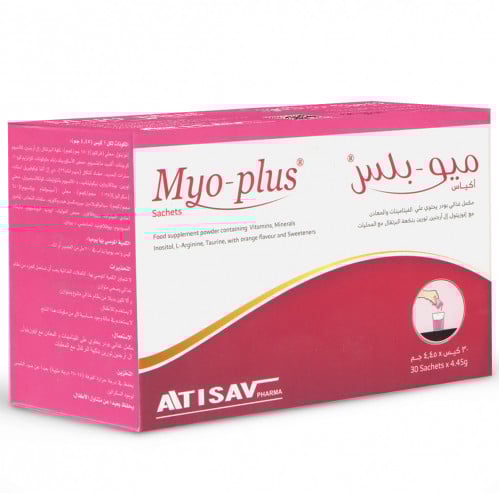 Myo Plus nutritional supplement powder sachets with vitamins and ...
