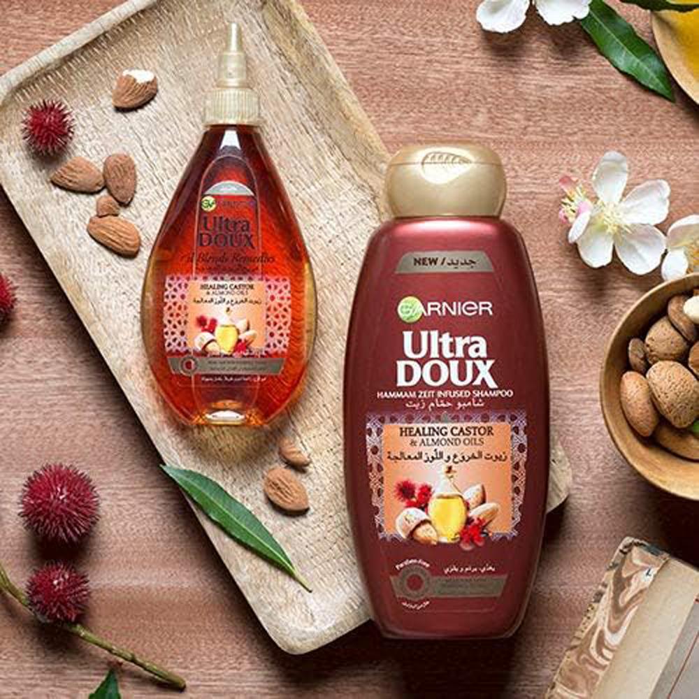 Garnier Ultra Doux Shampoo with Almond and Castor Extracts 200 ml