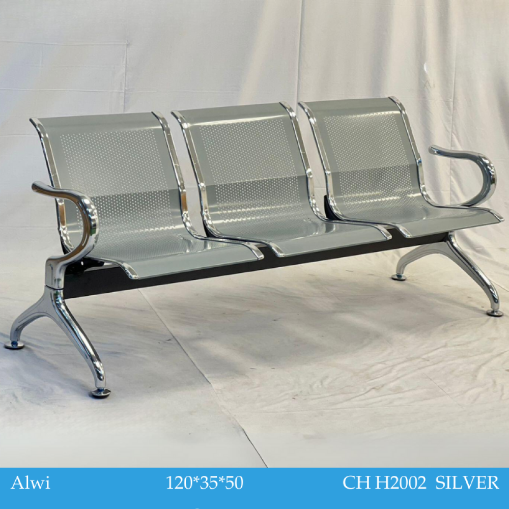 3 seater iron waiting chair Star Home