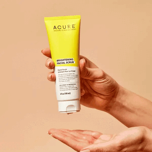 Acure facial scrub store