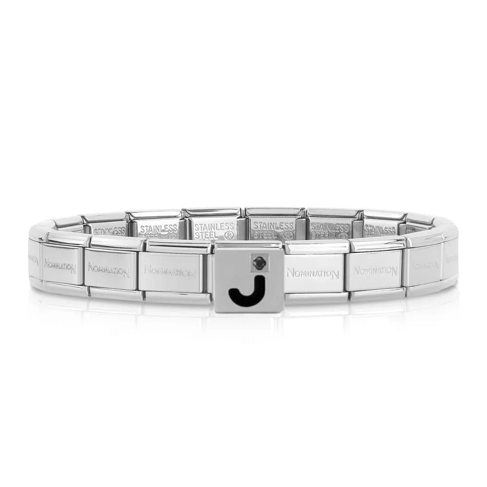 Silver nomination bracelet store