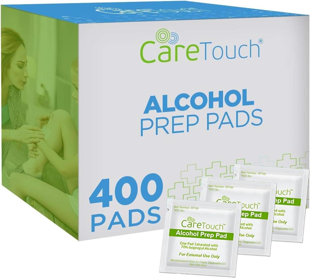 Individually wrapped alcohol wipes store
