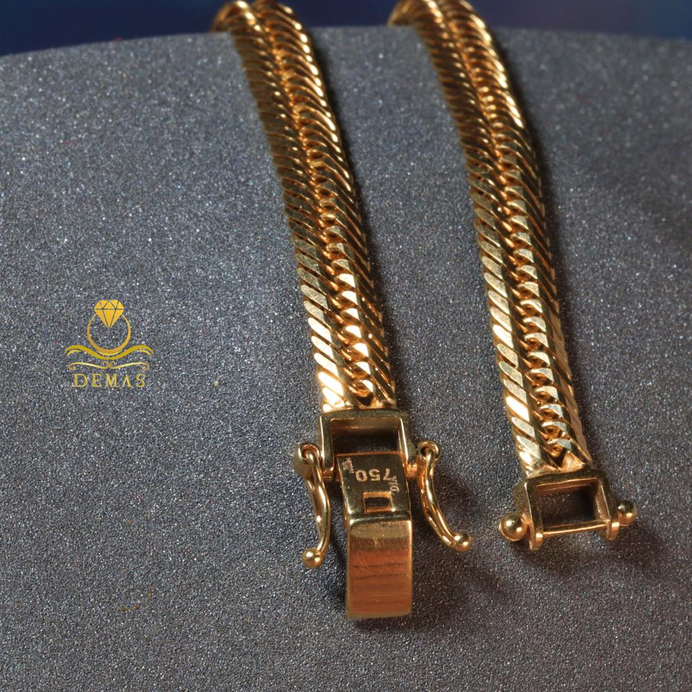 Japanese style bracelet gold 18k