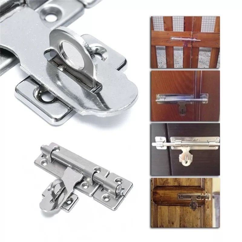 Manual door lock latch
