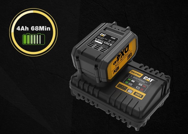 18 volt 4 amp CAT DXB4 electric battery