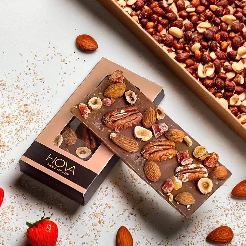 Whole nut chocolate store