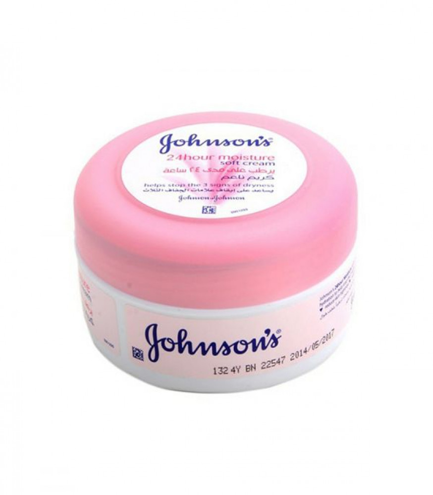 Johnson's 24 Hour Moisturizing Soft Cream 200 ml - Nine Care for Care ...