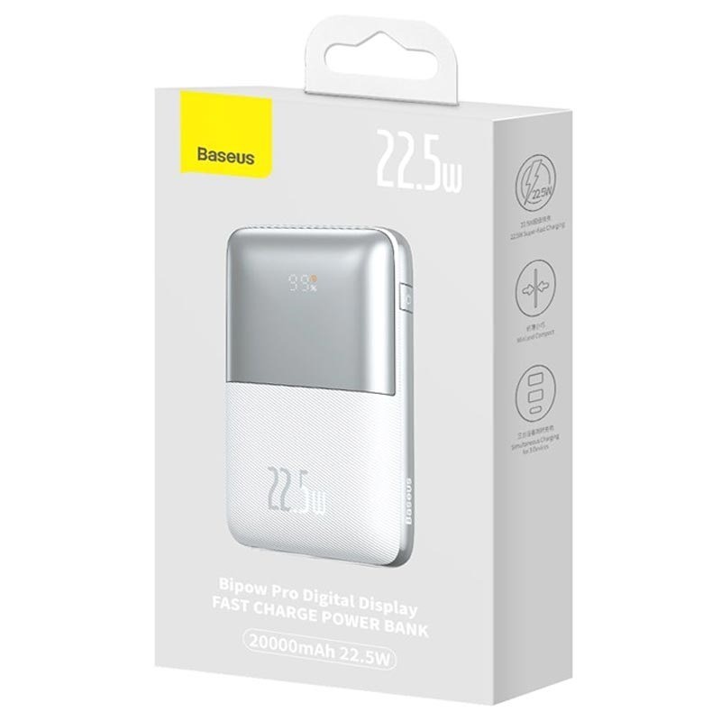Baseus Power Bank - Bebao Pro Fast Charging - 20000 mAh, 22.5 Watt ...