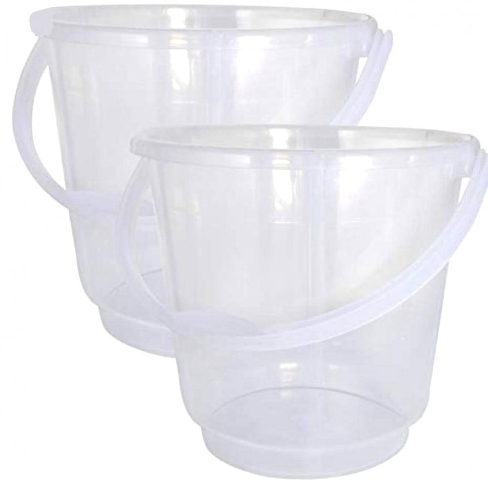 Transparent pail 13 liters - شركة أبناء عبدالله حمد العامر