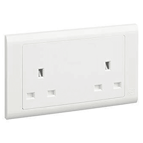 13 amp double socket from MK El Buroj